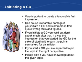 Facing a Group Discussion successfully | PPT
