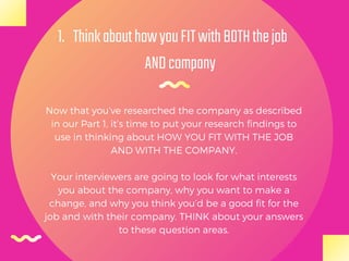 Facing a Job Interview? 5 Prep Tips for Acing It! Part 2 | PDF