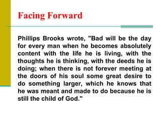 Facing Forward | PPT