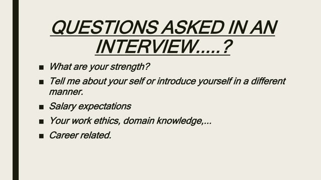 facing interviews. M. sharanya.pptx ppt. | PPT