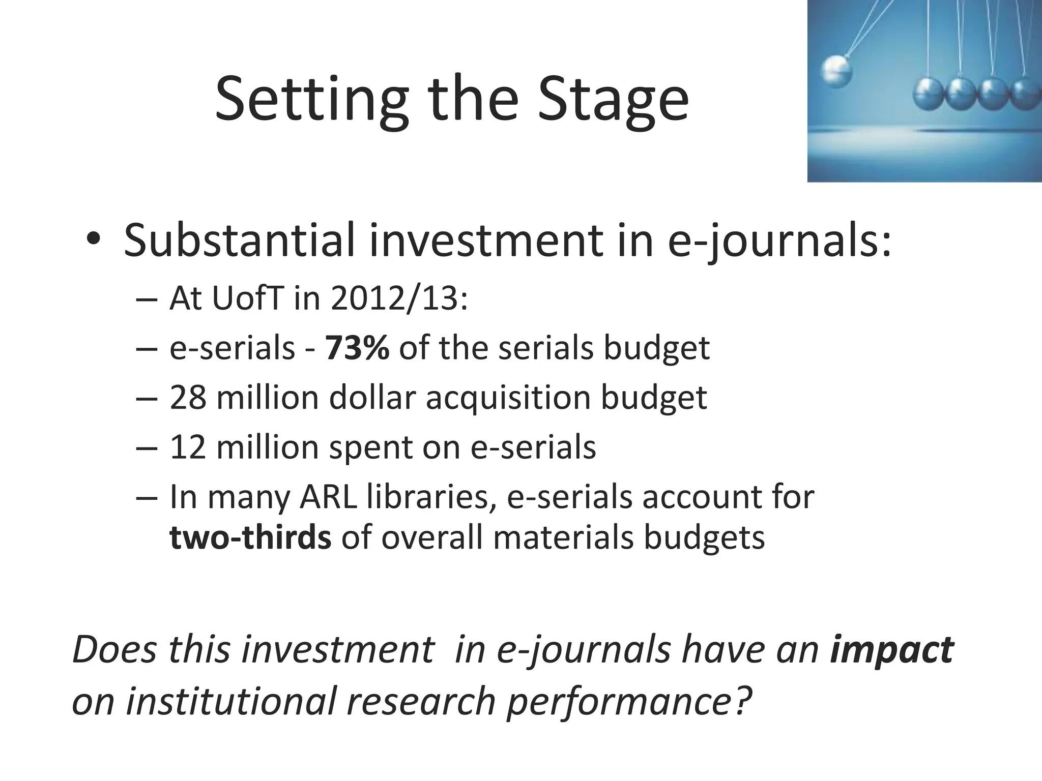 Facing our E-Demons: Challenges of E-Serial Management in a Large ...