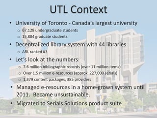 Facing our e-demons: challenges of e-serial management in a large ...