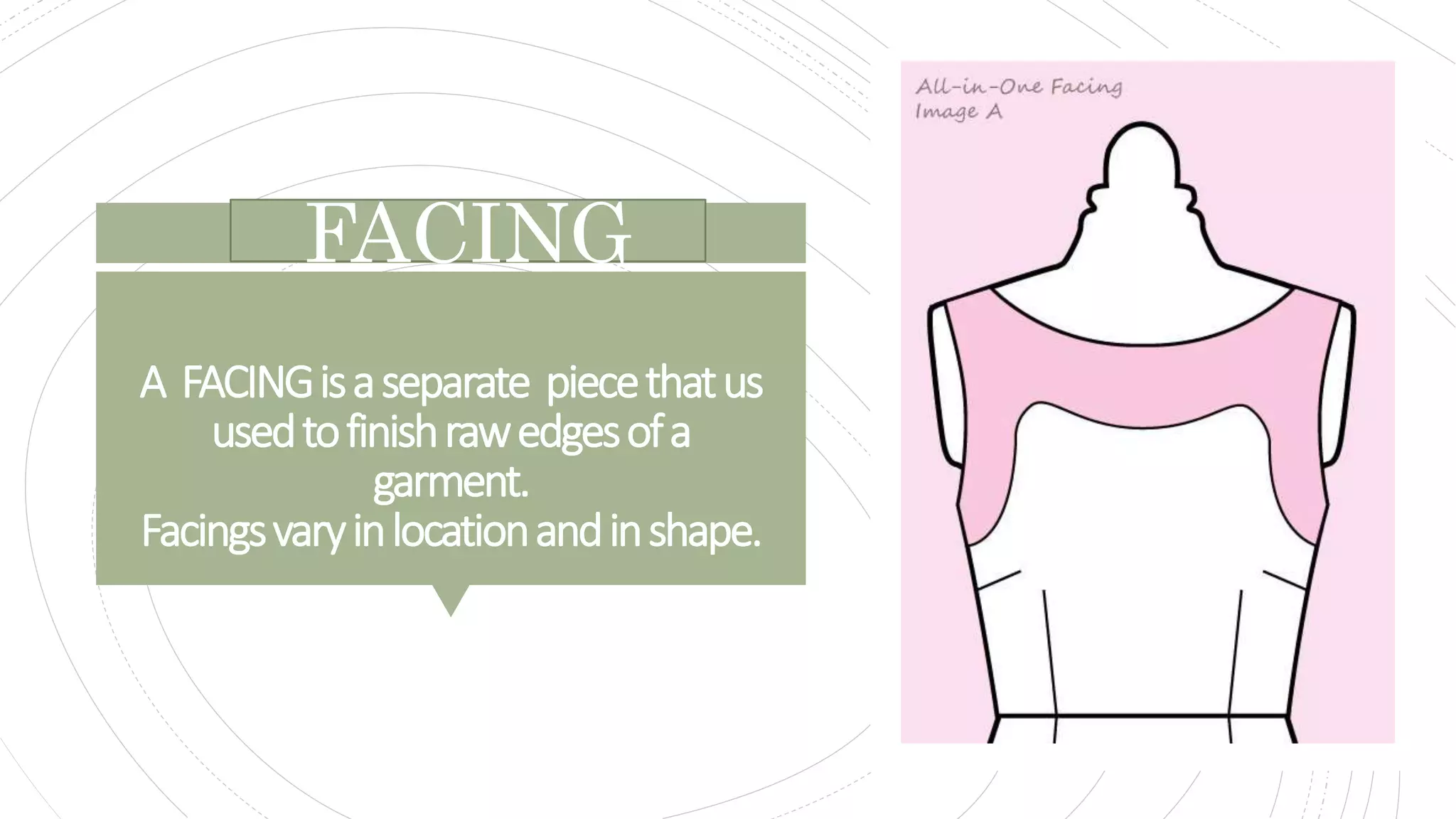 Types of Facings in sewing | PPTX