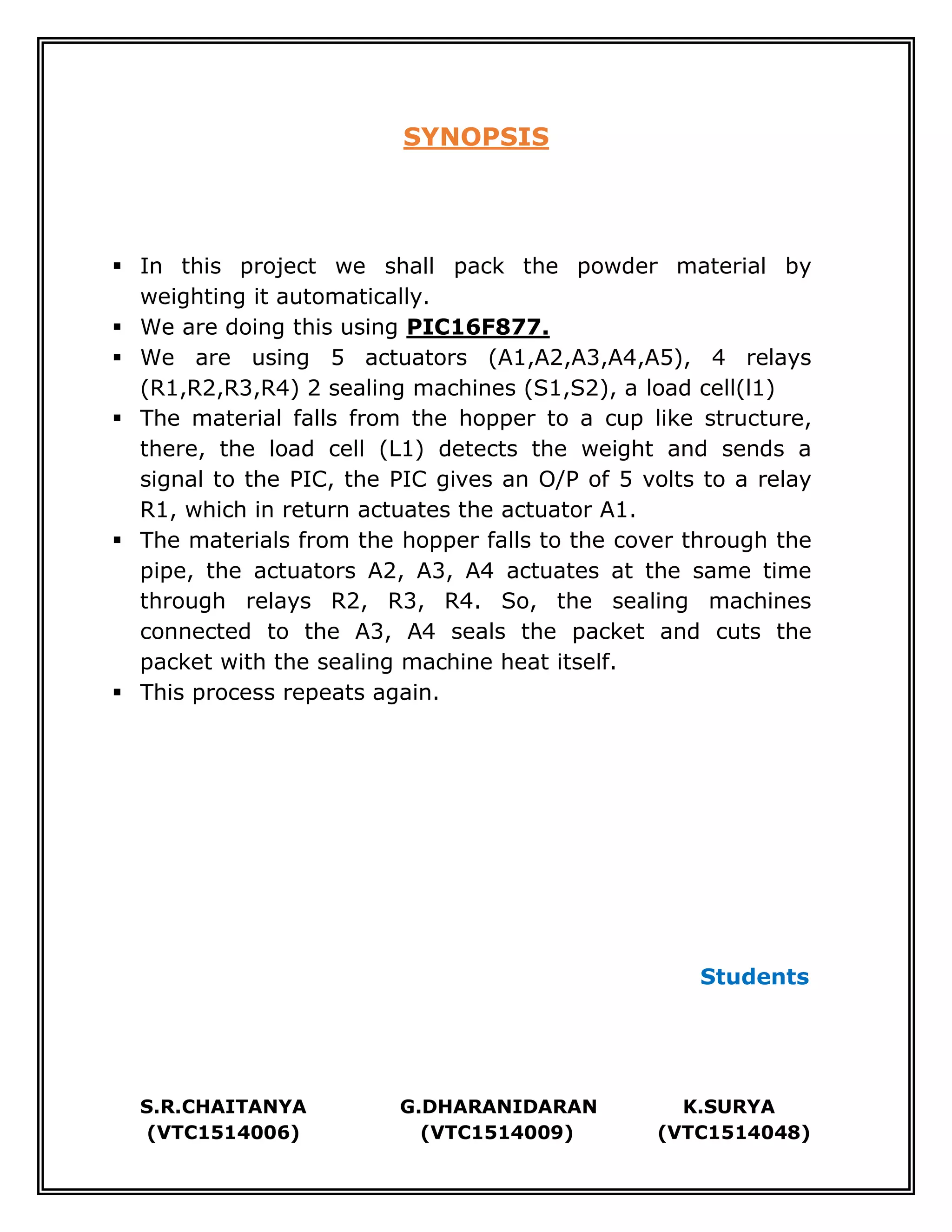 Facing sheet | PDF