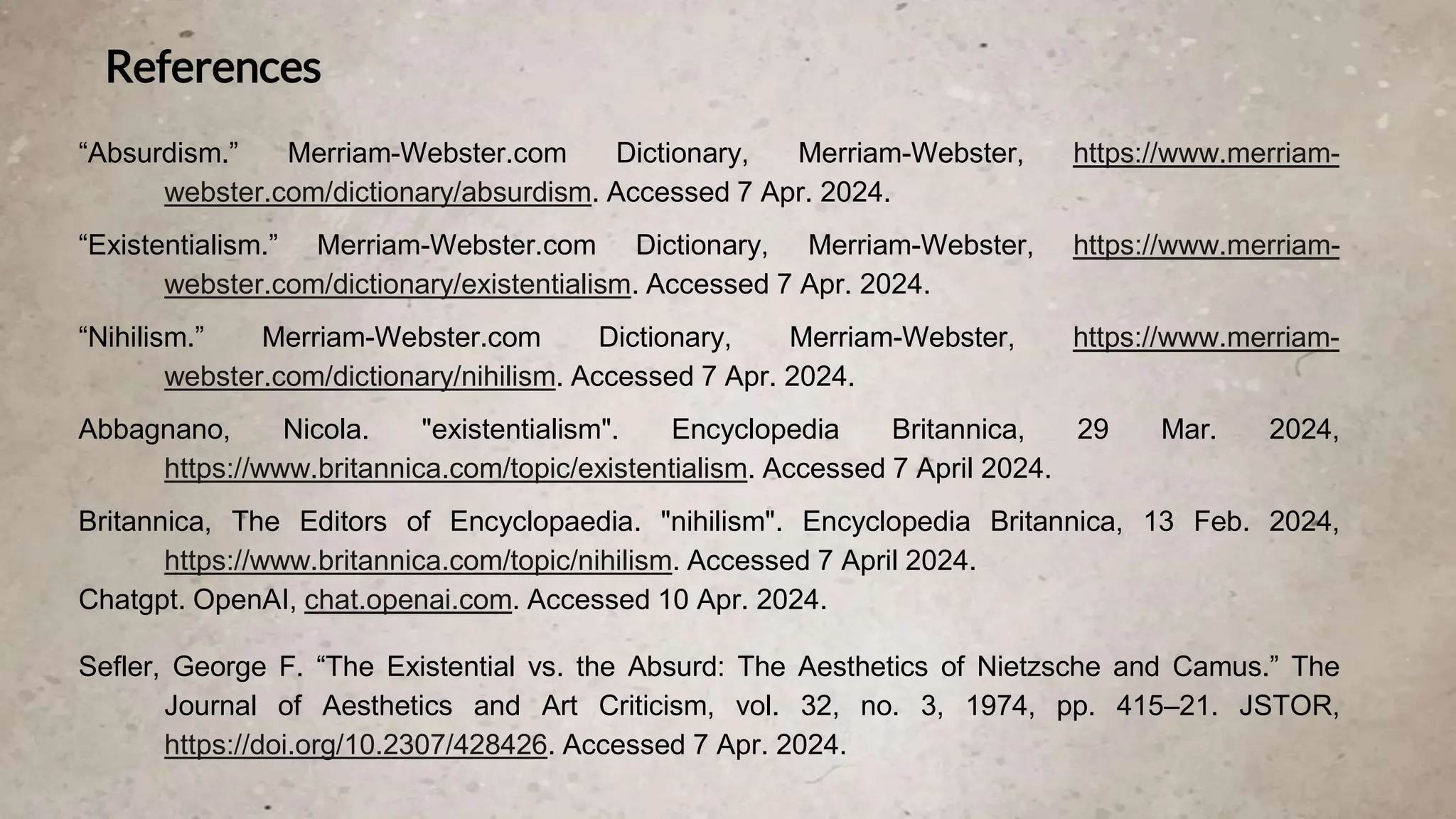 Facing the Void_ A Comparative Analysis of Absurdism, Nihilism, and Existentialism.pptx