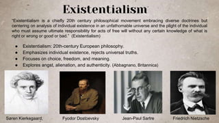 Facing the Void_ A Comparative Analysis of Absurdism, Nihilism, and Existentialism.pptx