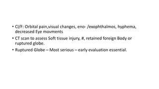 Facio maxillary injuries | PPTX