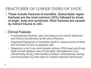 Faciomaxillary Injuries | PPTX
