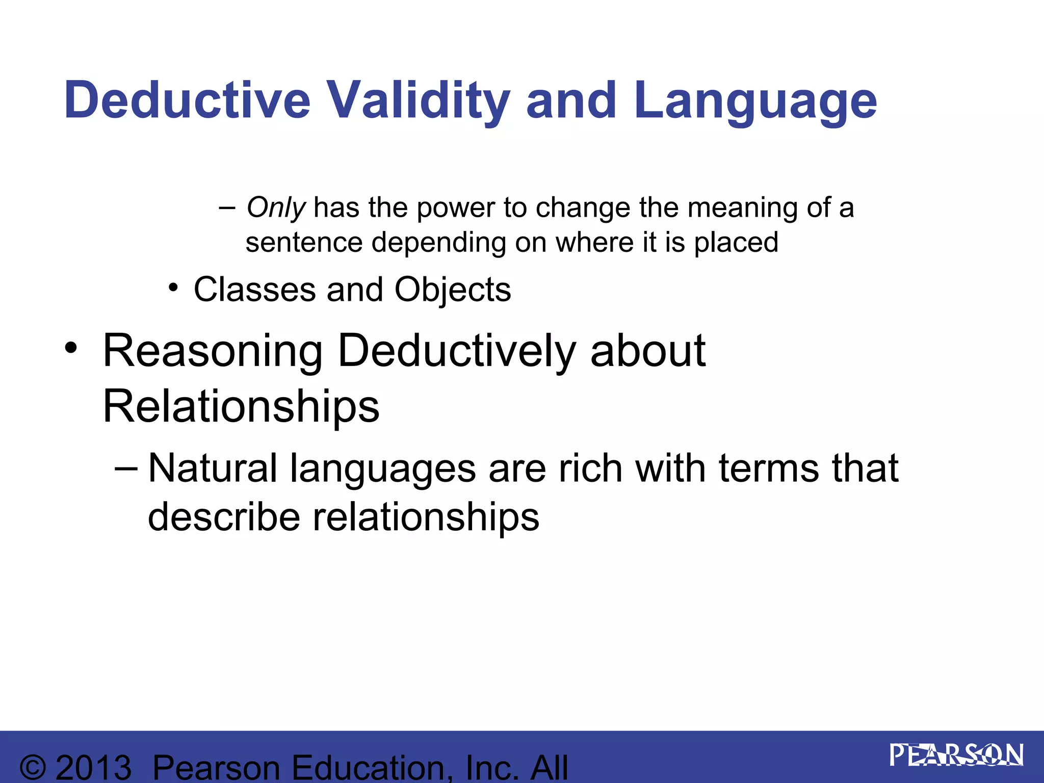 Evaluating deductive reasoning and fallacies | PPT | Free Download