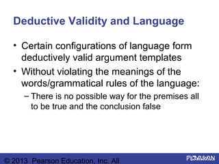 Evaluating deductive reasoning and fallacies | PPT