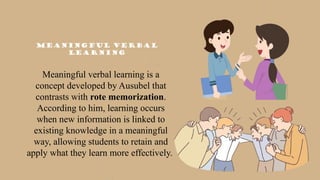 Meaningful verbal learninghigikkokkoookk | PPTX