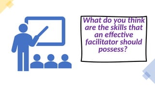 Facilitative Skills in Public Speaking and Discussions | PPT