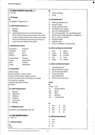 Facit till ö.b Gracias 7 | PDF