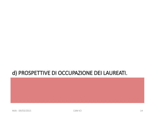 Facolta’ di ingegneria civile e industriale PRESENTAZIONE AL NUCLEO DI VALUTAZIONE DI ATENEO | PPT