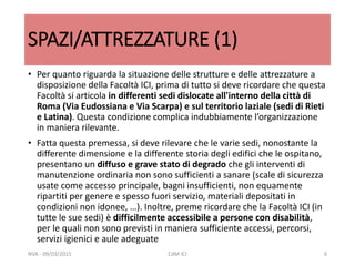 Facolta’ di ingegneria civile e industriale PRESENTAZIONE AL NUCLEO DI VALUTAZIONE DI ATENEO | PPT