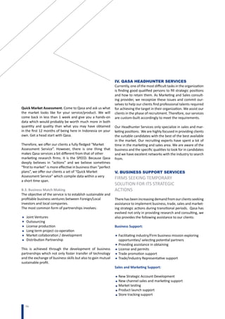 QASA Strategic Consulting - Company Profile | PDF