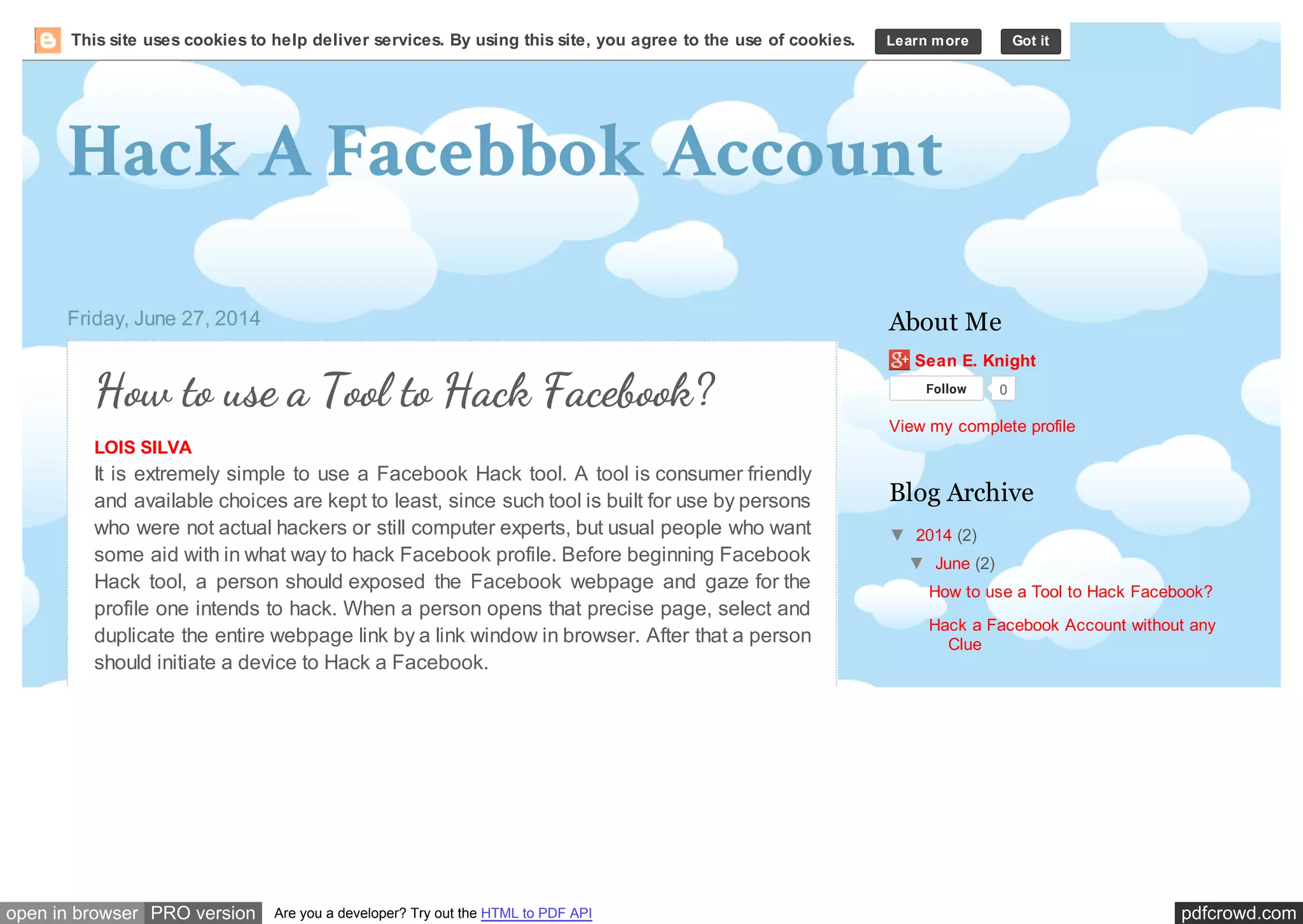 How to use a Tool to Hack Facebook? | PPT