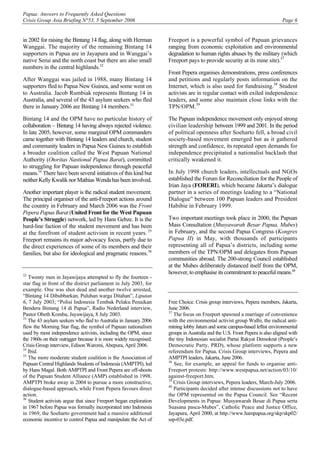 Papua: Answers to Frequently Asked Questions | PDF