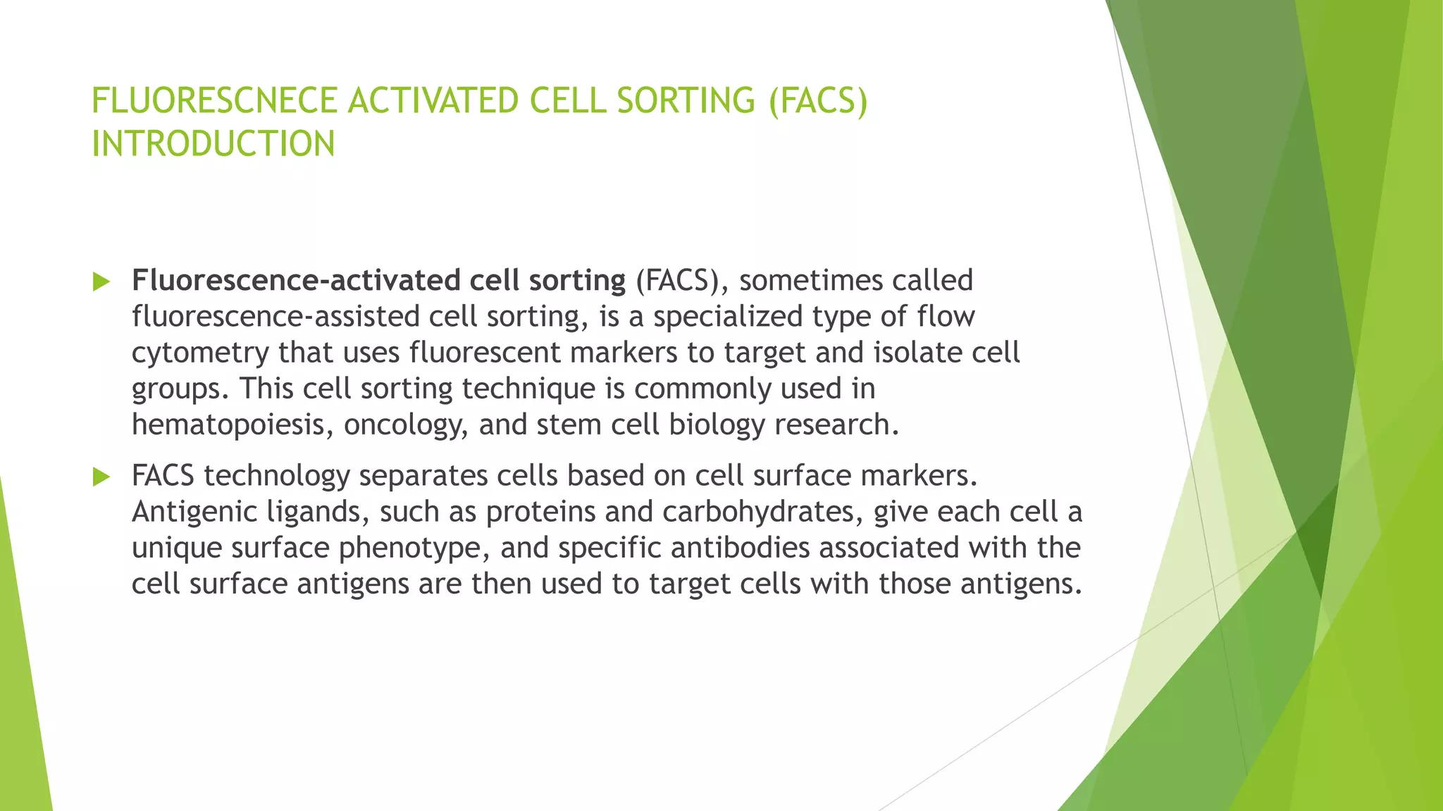 FACS (FLUORESCENCE-ACTIVATED CELL SORTING) & FISH.pptx