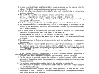 FACS Sample Preparation & Protocol | PDF