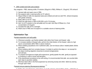 FACS Sample Preparation & Protocol | PDF