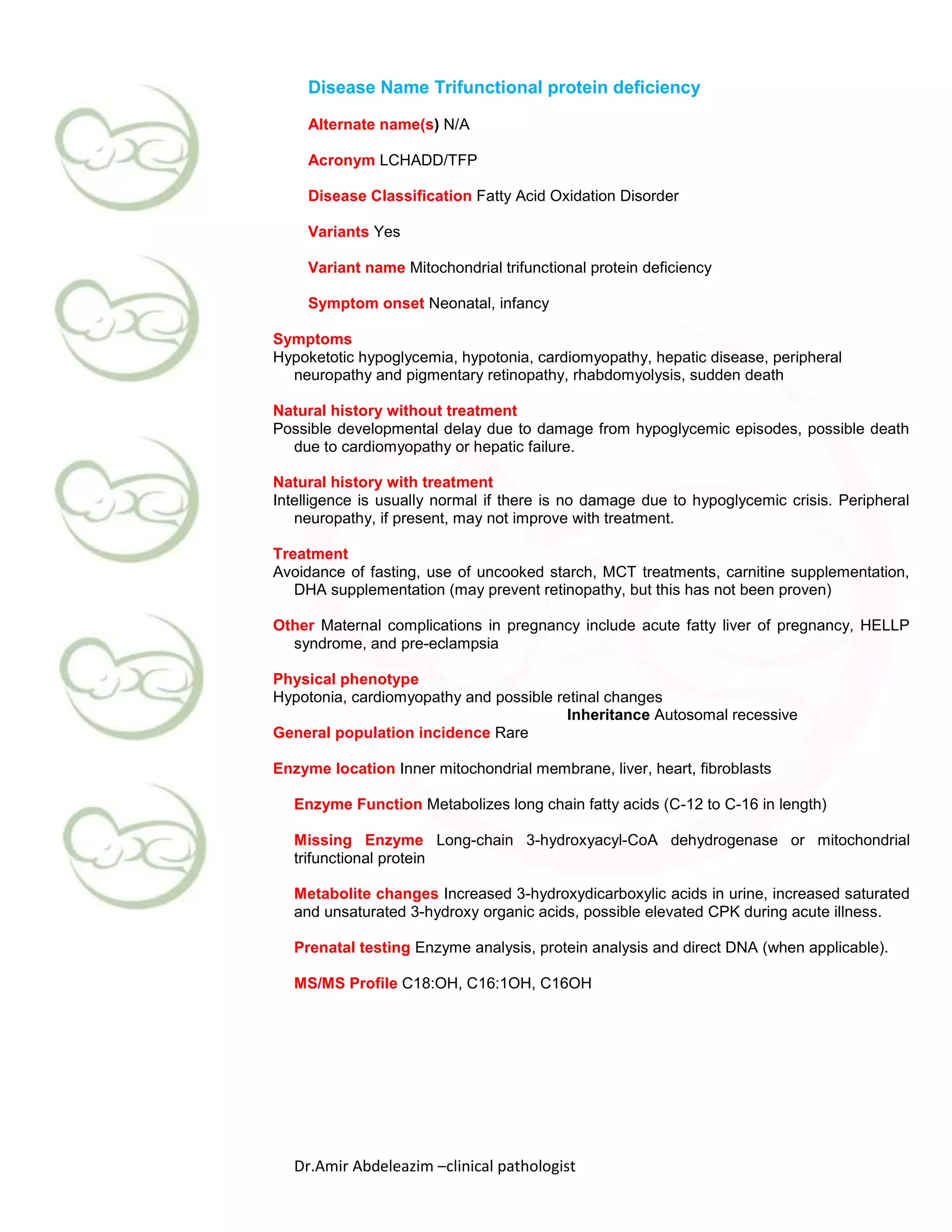 newborn screening kuwait fact sheet 22 disorders | PDF
