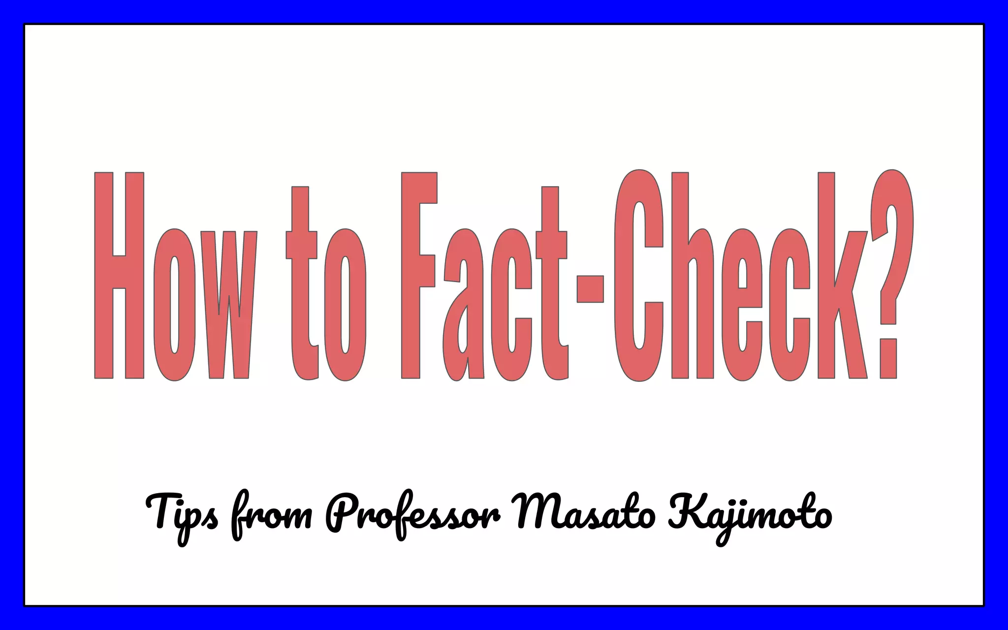 FACT-CHECKING | PDF