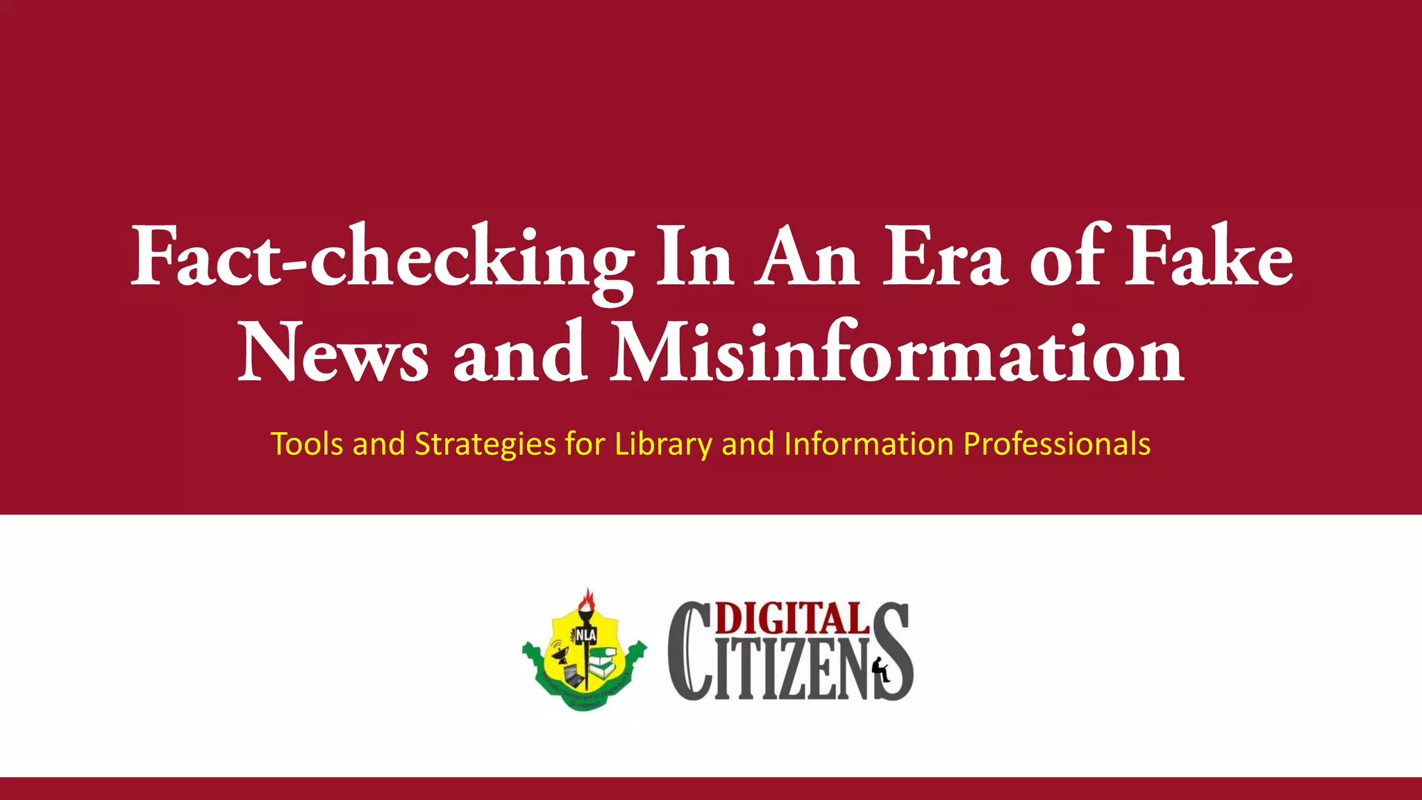 Fact-checking in an Era of Fake News and Misinformation | PDF