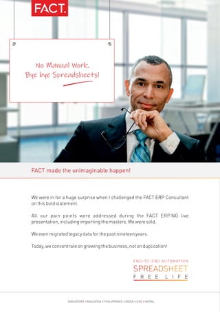 FACT ERP.NG - The Next generation ERP Software | PDF