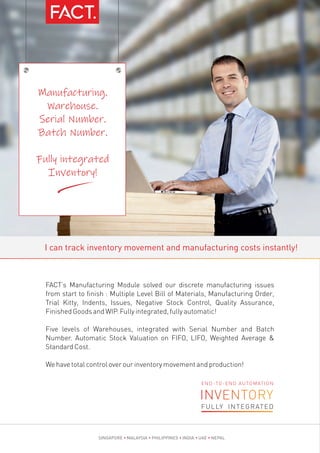 FACT ERP.NG - The Next generation ERP Software | PDF