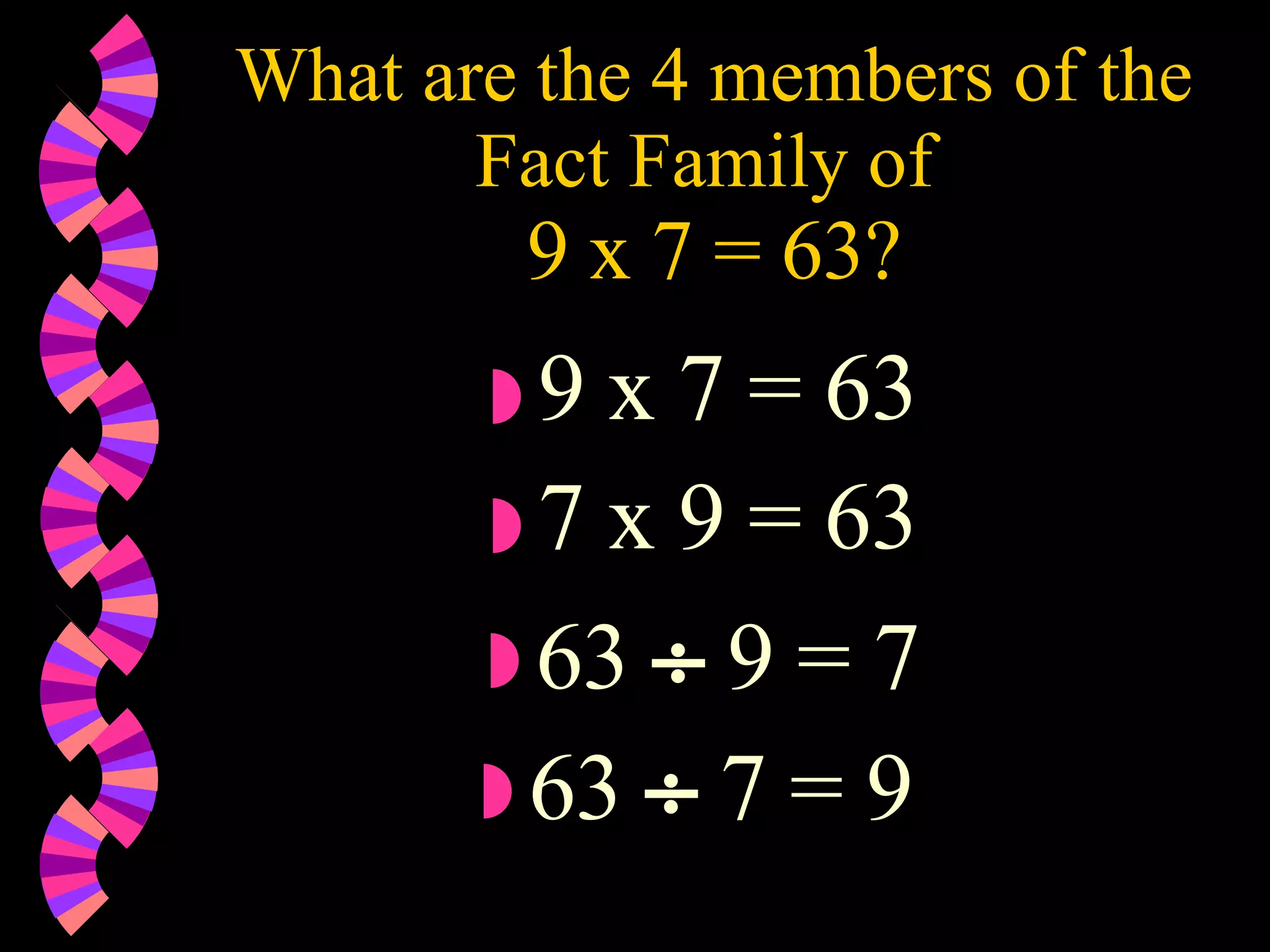 Fact Families | PPT