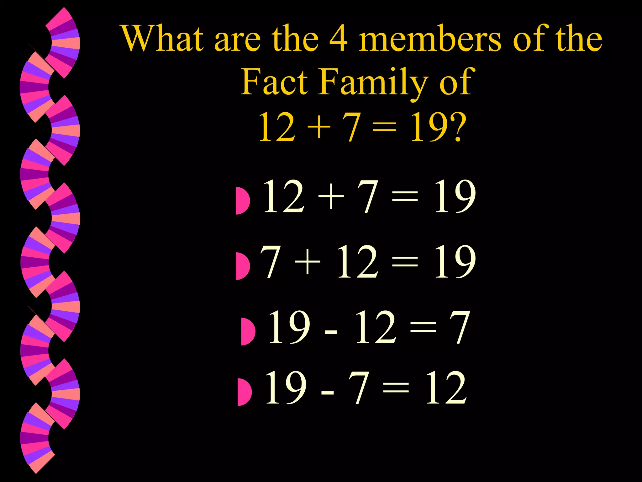 Fact Families | PPT