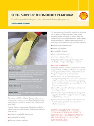 Fact sheet-sulphur | PDF