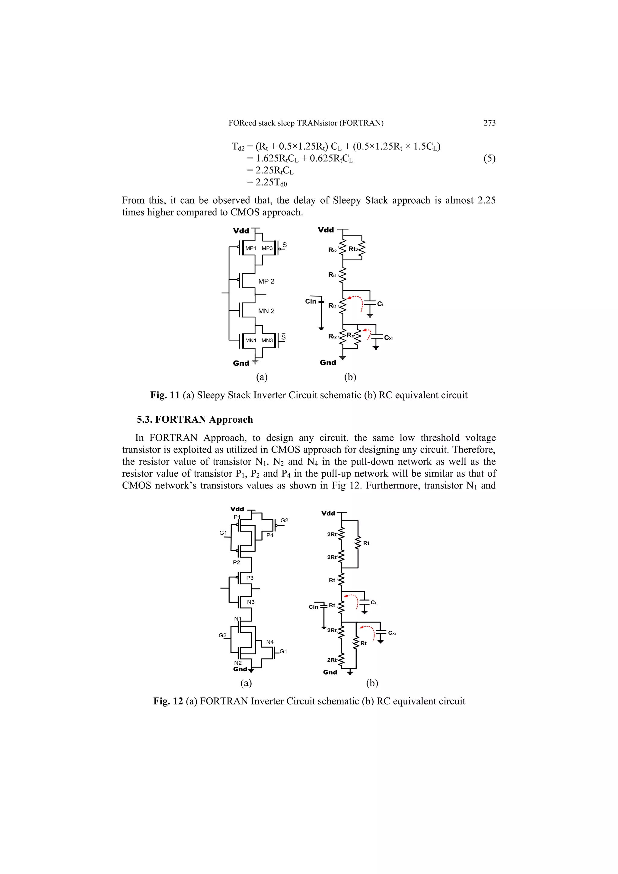 Forced Stack Sleep Transistor Fortran A New Leakage Current Reduction Approach In Cmos Based