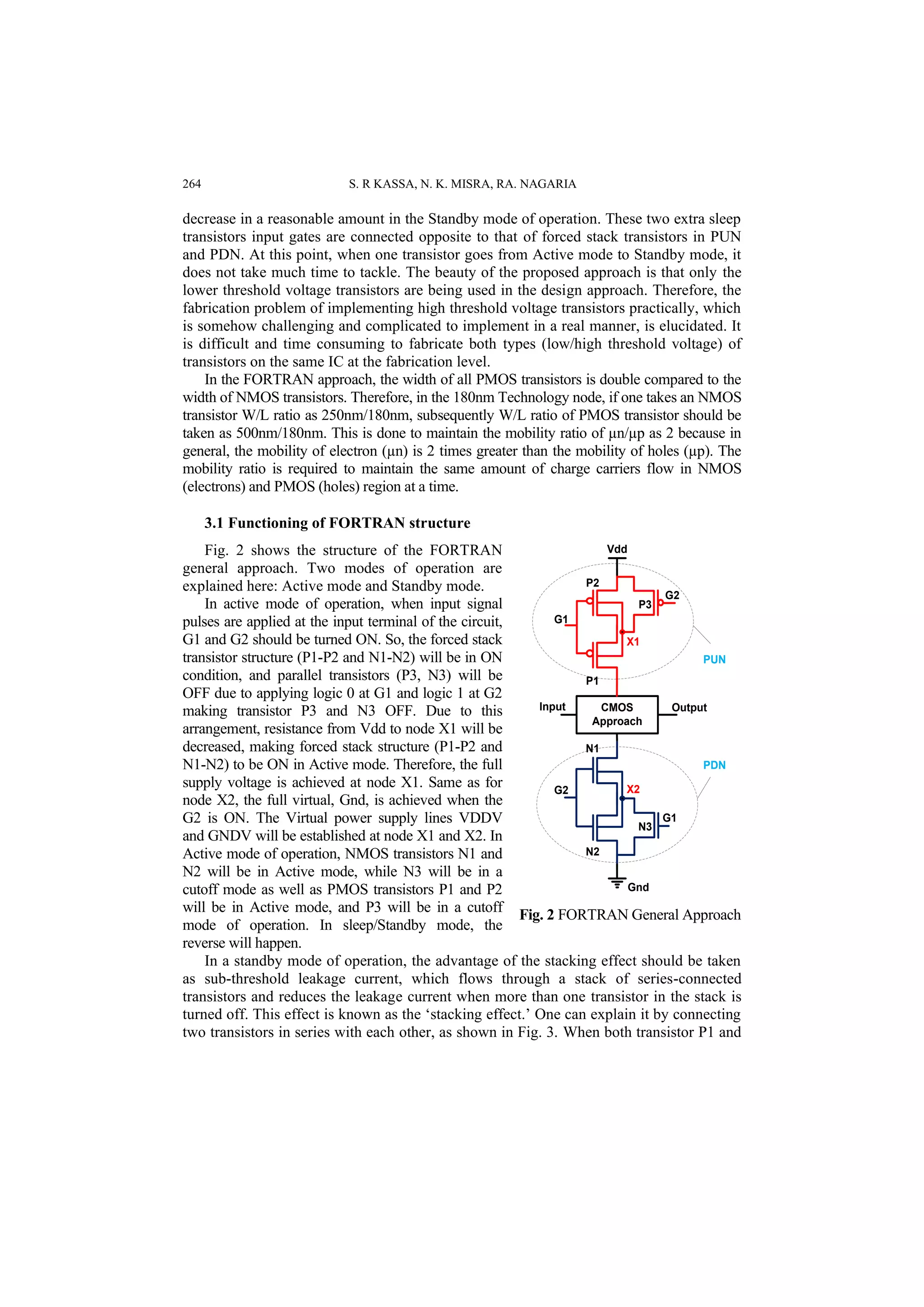 Forced Stack Sleep Transistor Fortran A New Leakage Current Reduction Approach In Cmos Based
