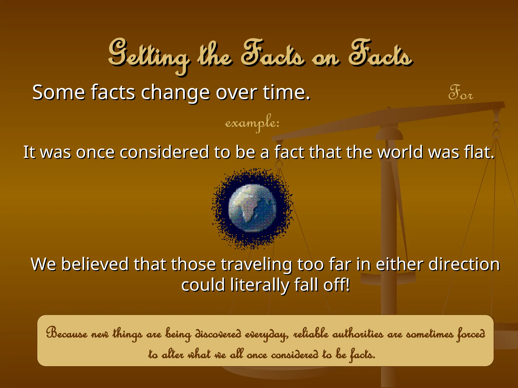 Distinguishing Fact and Opinion Grade 5.ppt