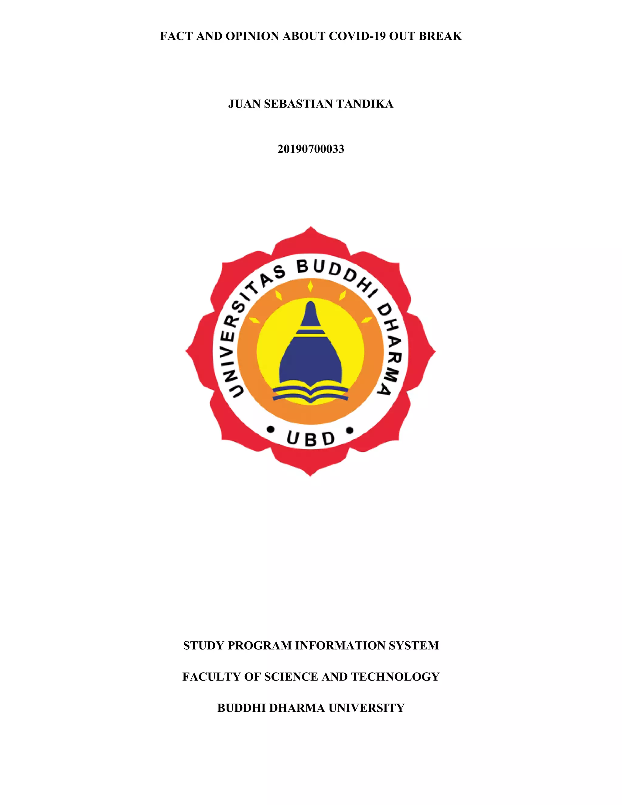 Fact and opinion about covid-19 | PDF