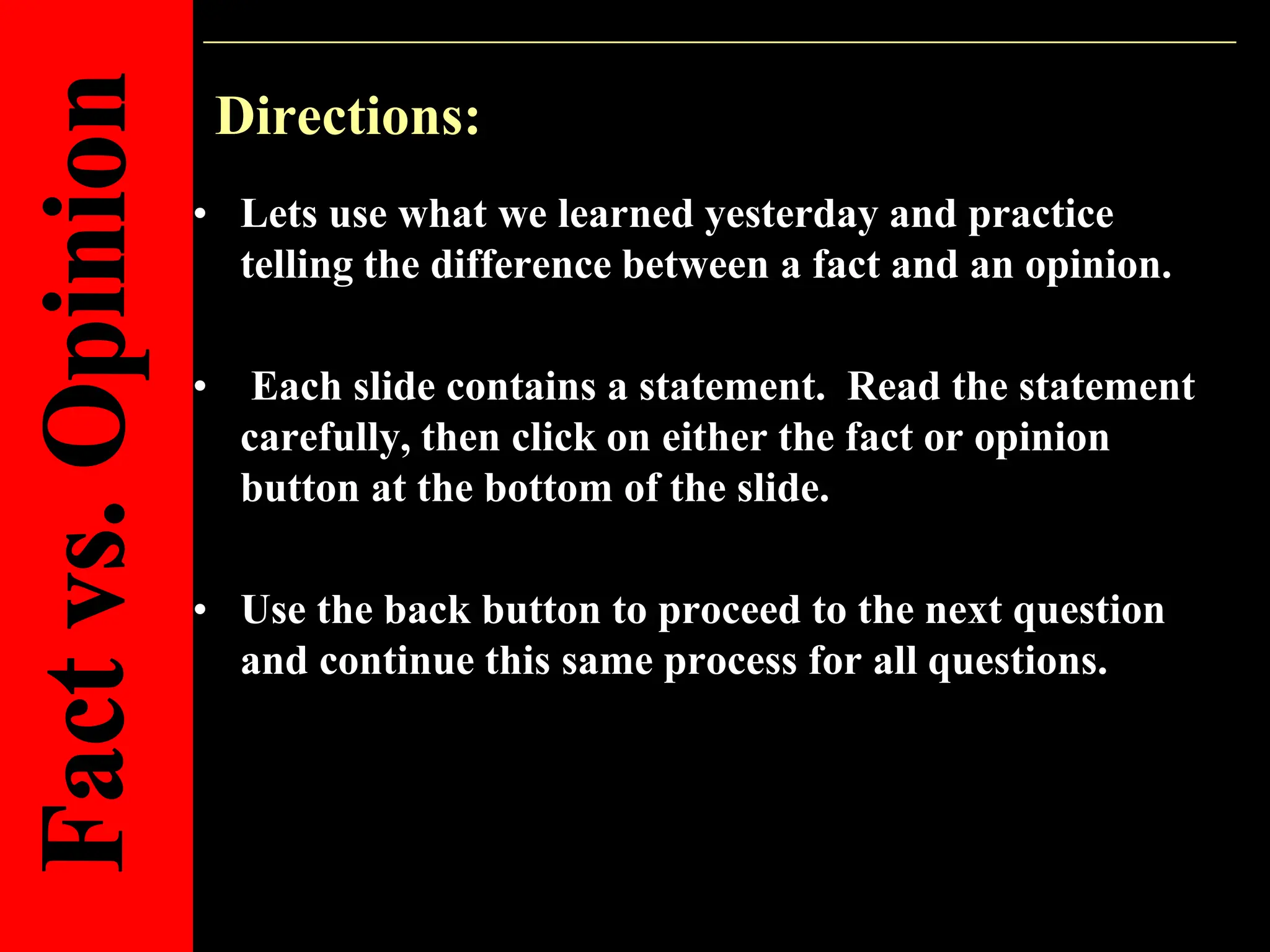 Fact and Opinion Intro.ppt | Hip Hop Music | Music