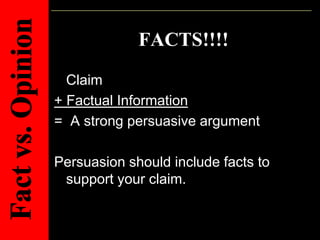Fact and Opinion Intro.ppt | Hip Hop Music | Music
