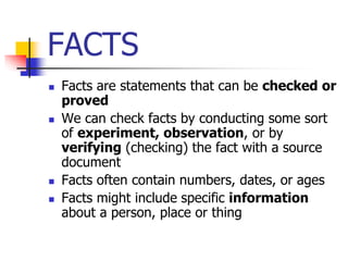 FACT AND OPINION Powerpoint.ppt