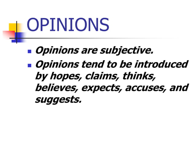 FACT AND OPINION Powerpoint.ppt