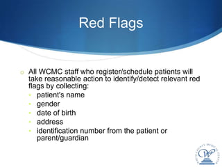 Facta red flags | PPT