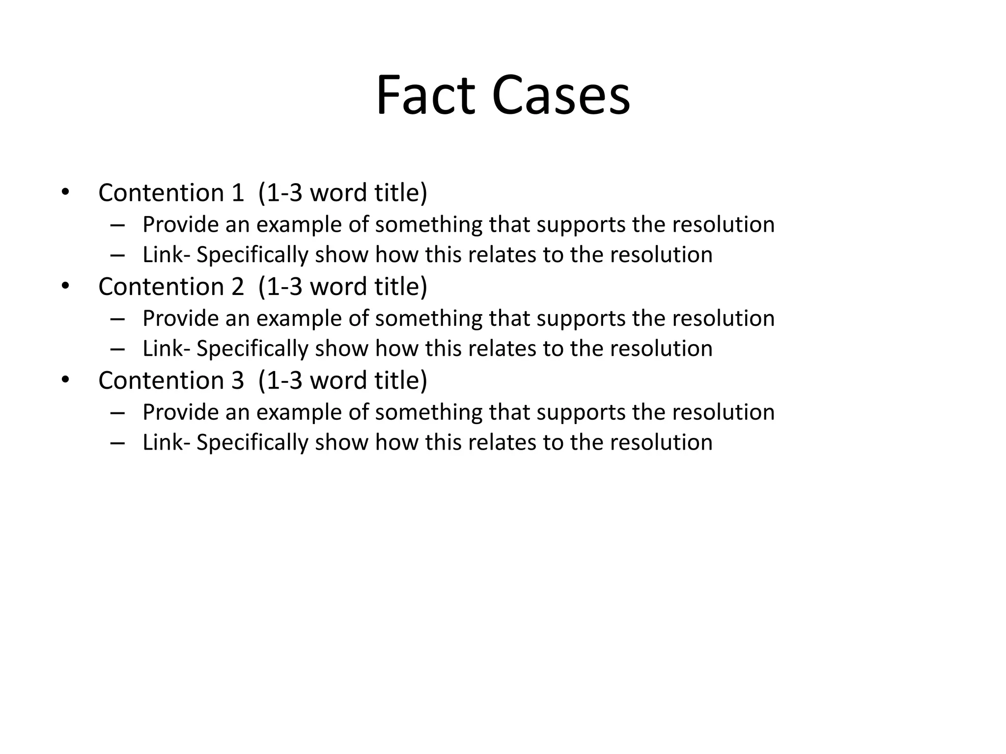 Fact case format | PPT