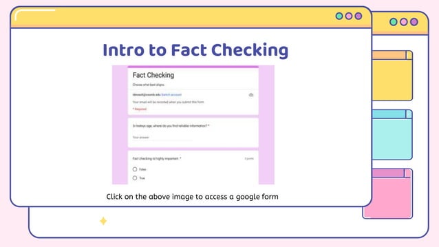 Fact Checking Assignment LS350 | PPTX