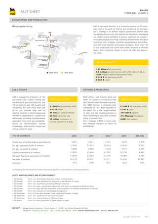 Fact Sheet eni - October 2014 | PDF