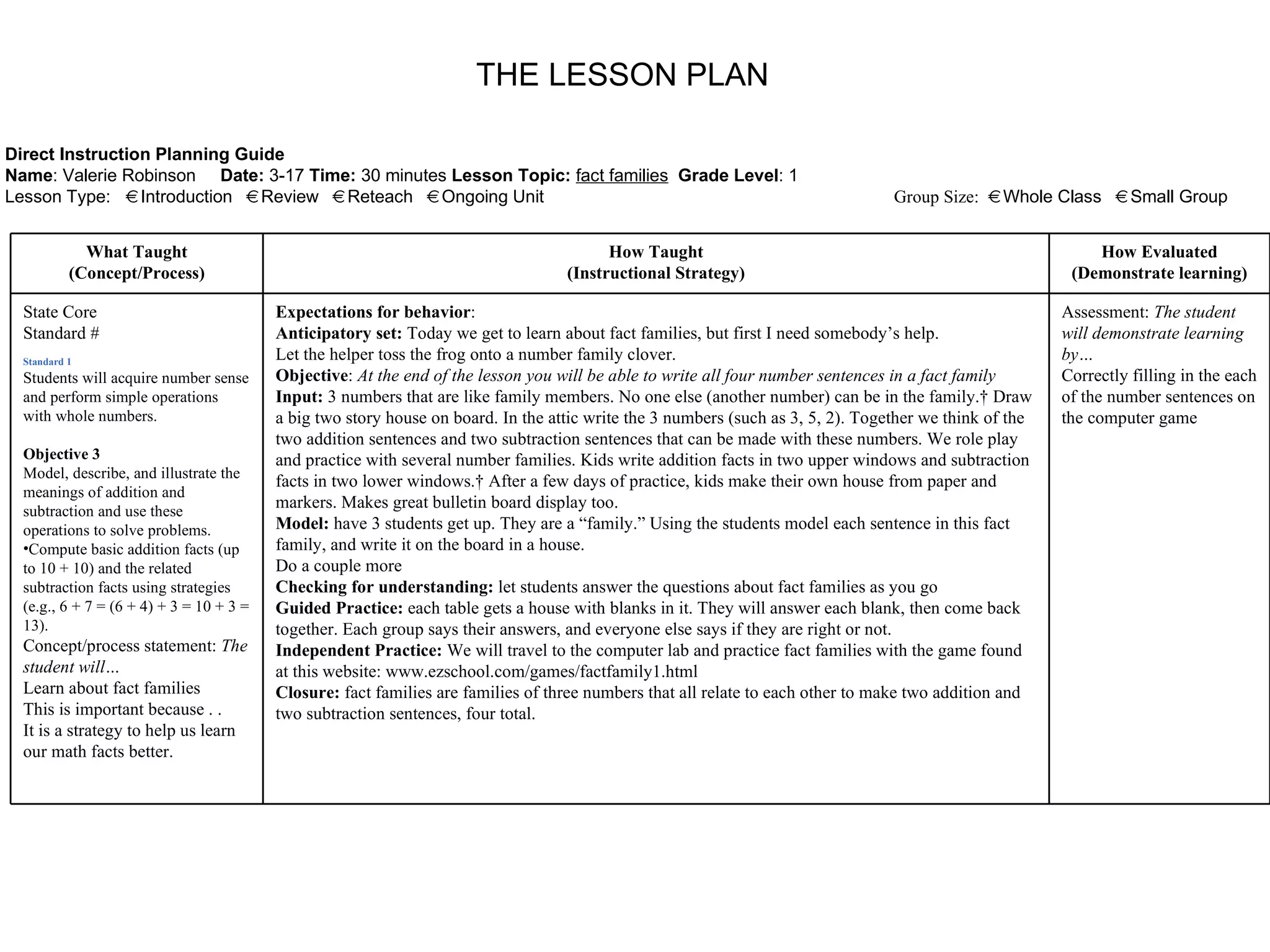 Fact Families Slideshow | PPT