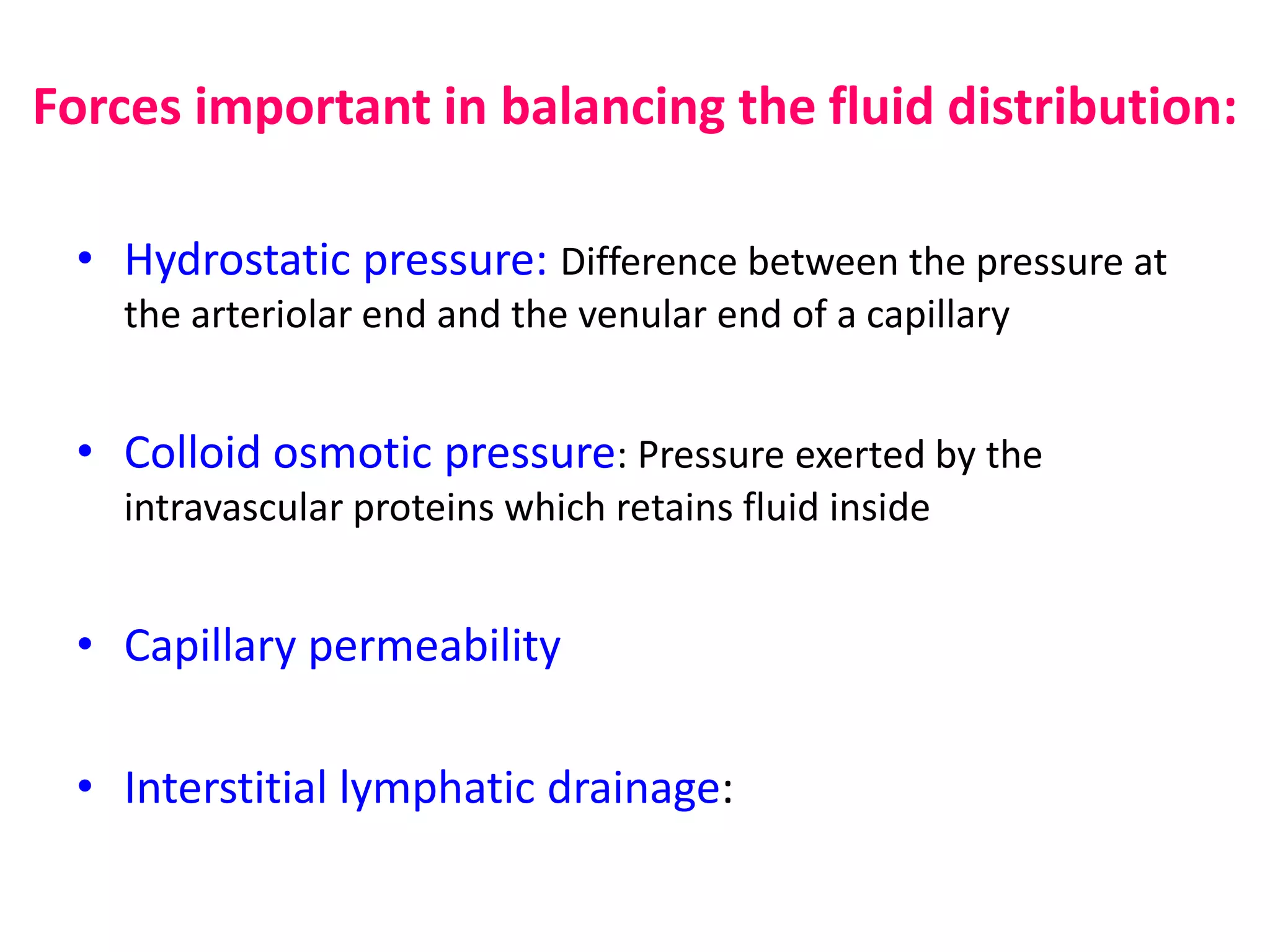 Fact file principles of fluid management | PPTX