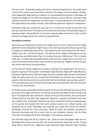 Factfinding report (english) | PDF