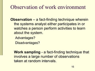 Fact finding techniques | PPT