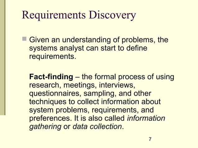 Fact finding techniques | PPT